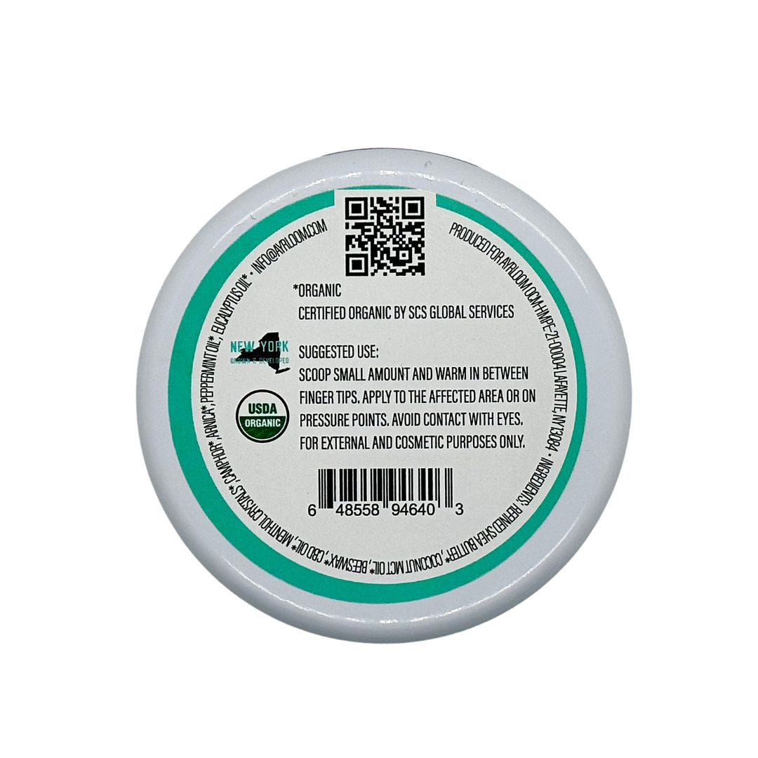 Organic CBD Balm 2500mg - Menthol & Arnica Muscle Rub "Rescue" | Beak ...